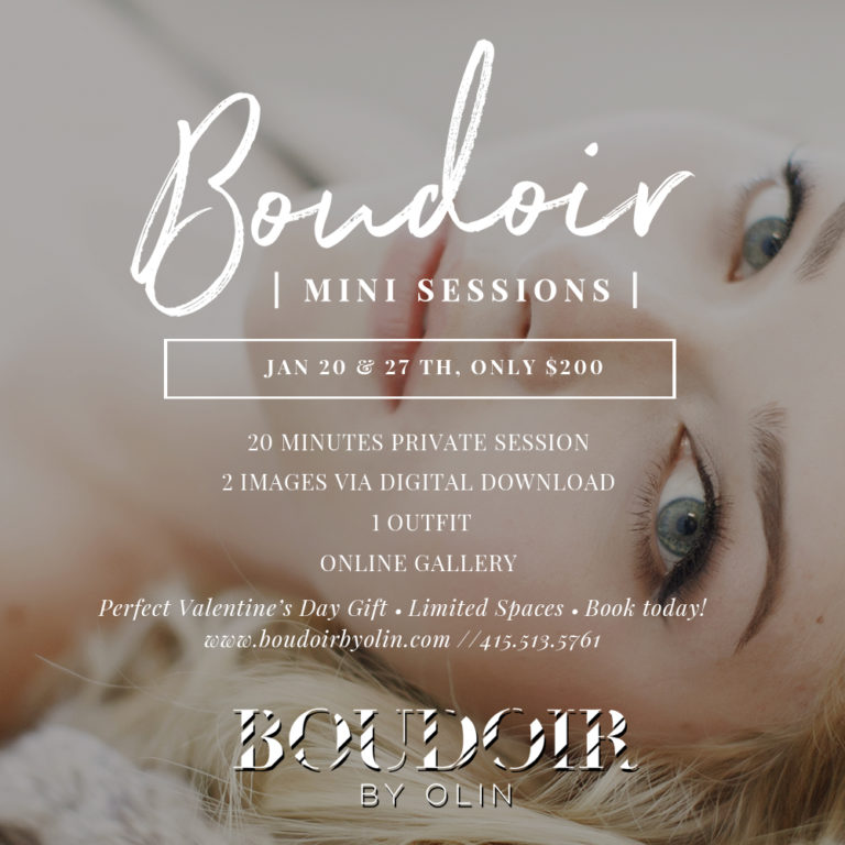 Boudoir Mini Sessions 2018 - Boudoir By Olin